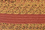 Earth Tweed - Terracotta Band - Braided Rug